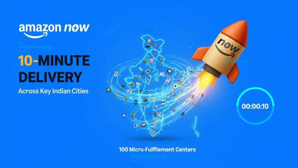 Amazon Now Debuts 10-Minute Delivery in India